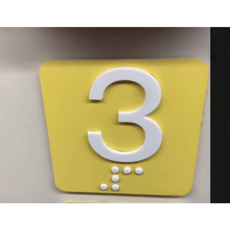 Jual Sign Braile Huruf Tuna netra Disable | Shopee Indonesia