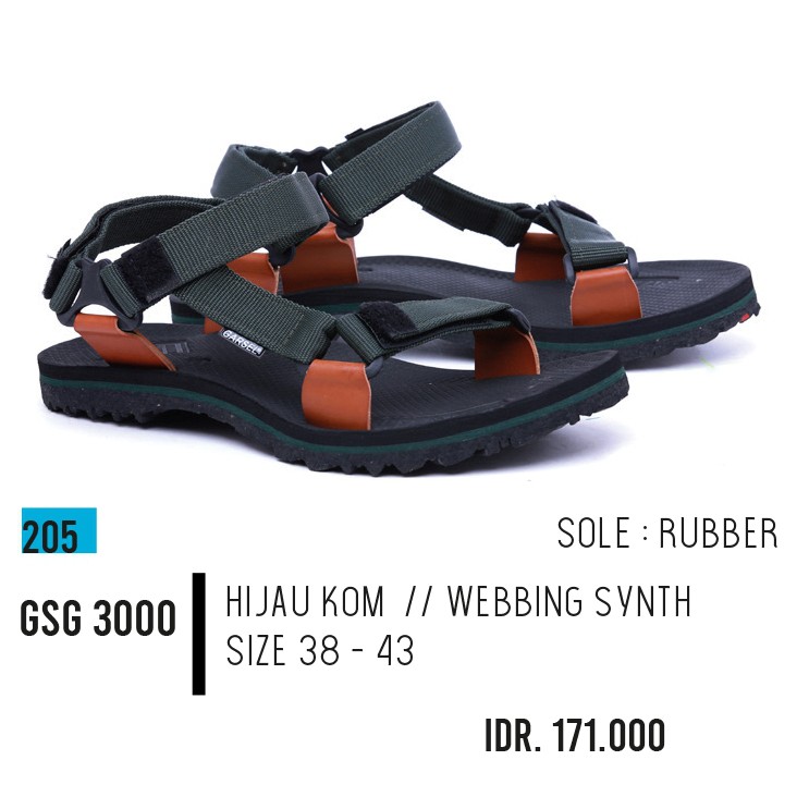 Jual Sandal Gunung Pria Casual Sandal Outdoor Ori Garsel GSG 3000 | Shopee Indonesia