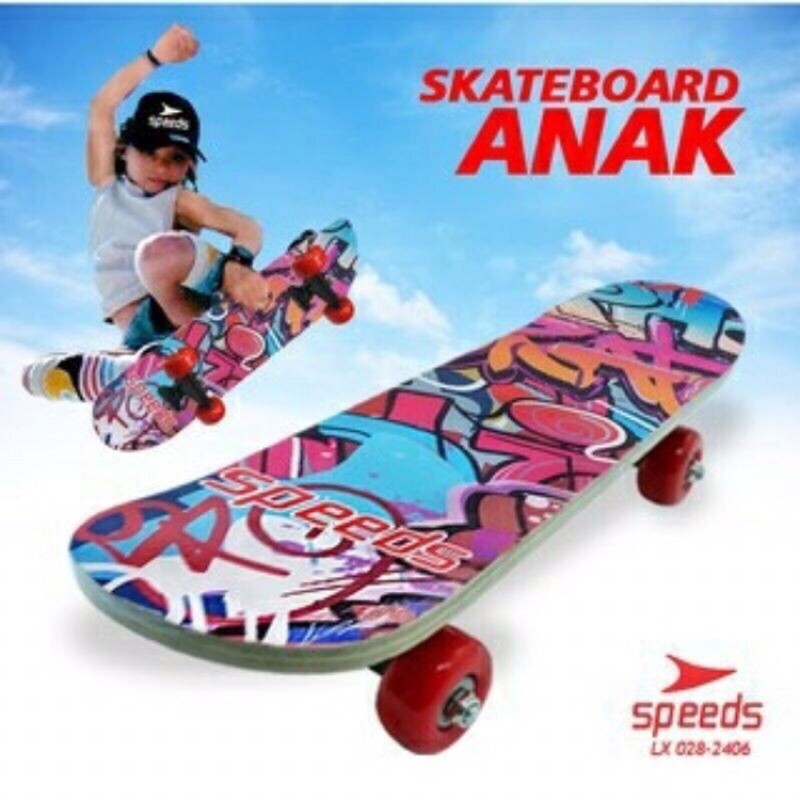Jual Skateboard Anak Pennyboard Mainan anak Roda PVC Papan Skate ...