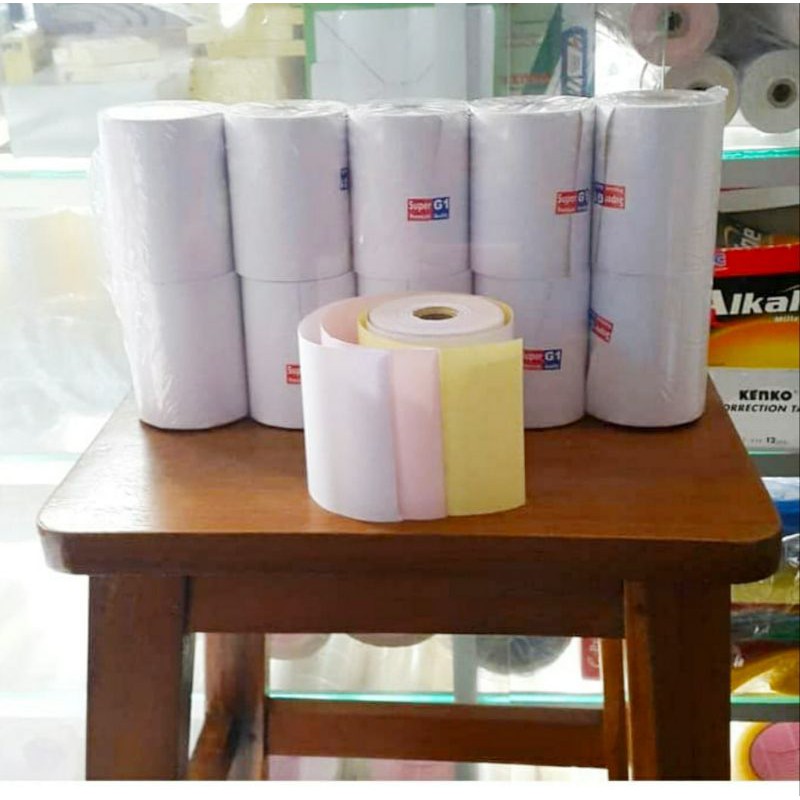 Jual kertas struk kasir 75 x 60 / kertas kasir / kertas struk ...