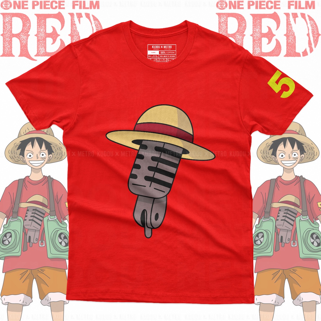 Jual Kaos One Piece Film Red Idol Anime Manga Onepiece Wibu Tshirt ...