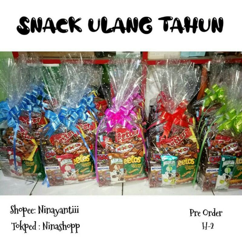 Jual Paket Snack Ultah / Bingkisan Ulang Tahun Murah Anak / Paket ...