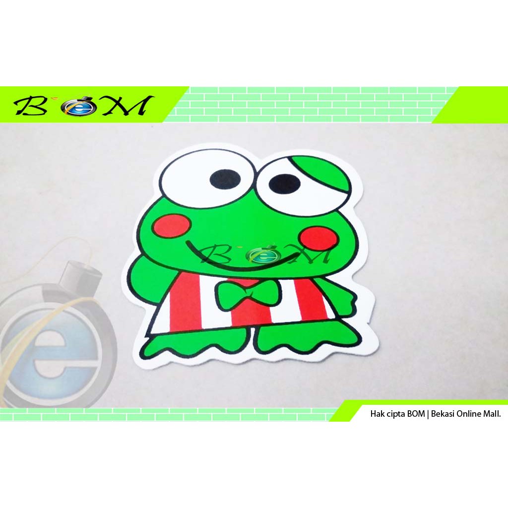 Jual stiker sticker motor mobil gambar keropi katak kodok m3 | Shopee ...