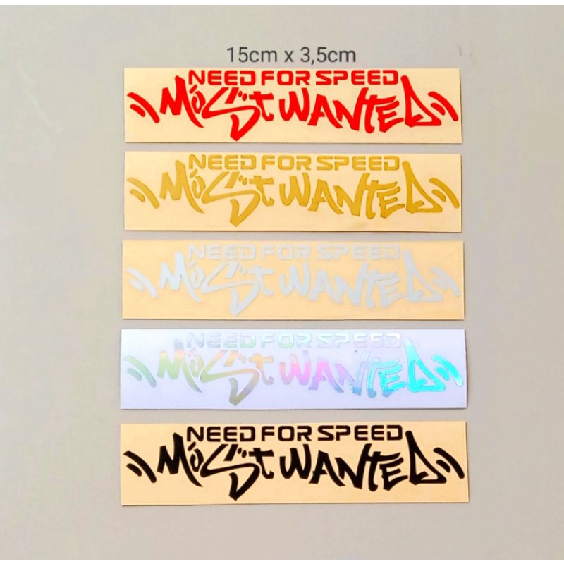 Jual sticker cutting need for speed sticker motor | Shopee Indonesia
