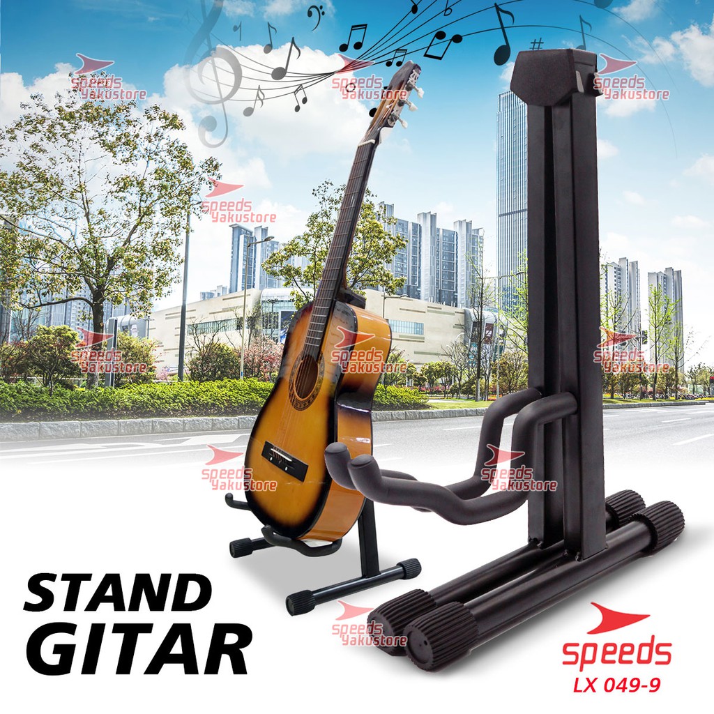 Jual SPEEDS Alat Musik Stand Gitar Universal Import Stand Bass Ukulele ...