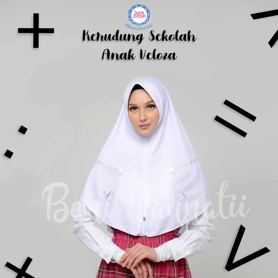 Jual Kerudung Veloza | Kerudung SD SMP SMA | Jilbab Instan ORI Rabbani | Shopee Indonesia