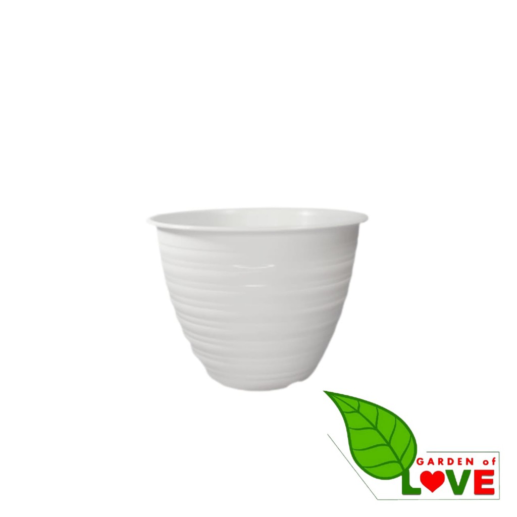 Jual Pot Super Tawon 21 24 27 Cm Putih Merah Bata Coklat Pot Tawon ...