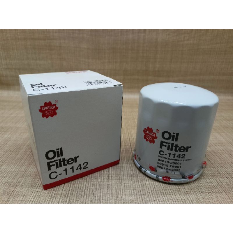 Jual Filter Oli Oli Filter Toyota Sakura C-1142 Original Toyota Innova Fortuner Hilux Land ...