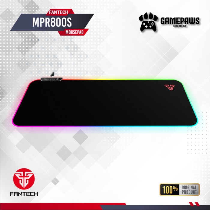Jual Fantech MPR800s FIREFLY Soft Cloth RGB Gaming Mousepad | Shopee ...