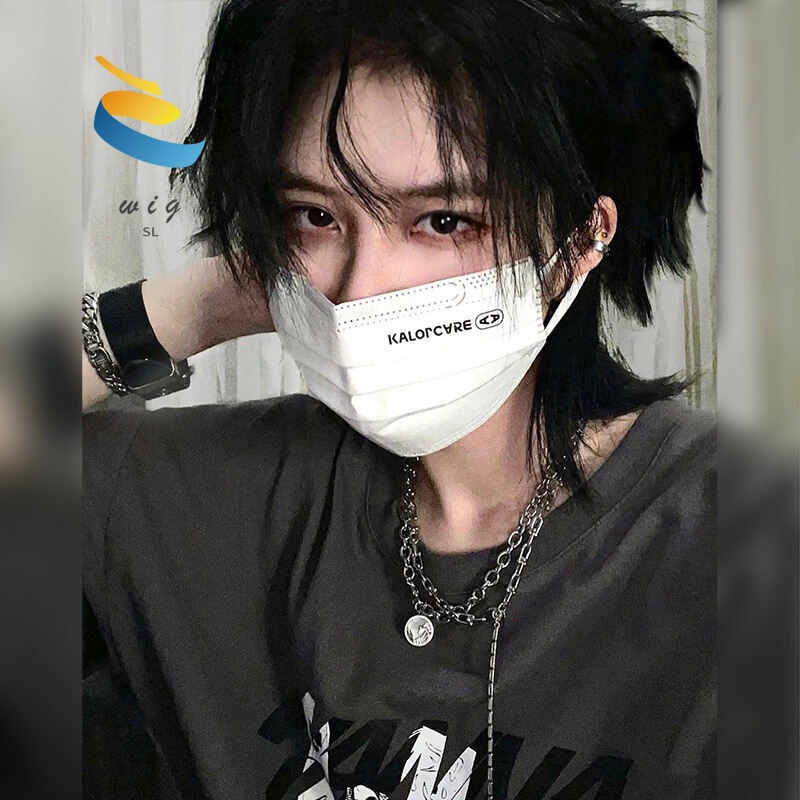 Jual Wig pria rambut pendek versi Korea tampan Jepang super A gaya ...