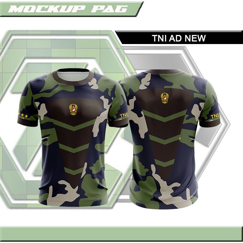 Jual Kaos jersey TNI AD NEW fullprint | Shopee Indonesia