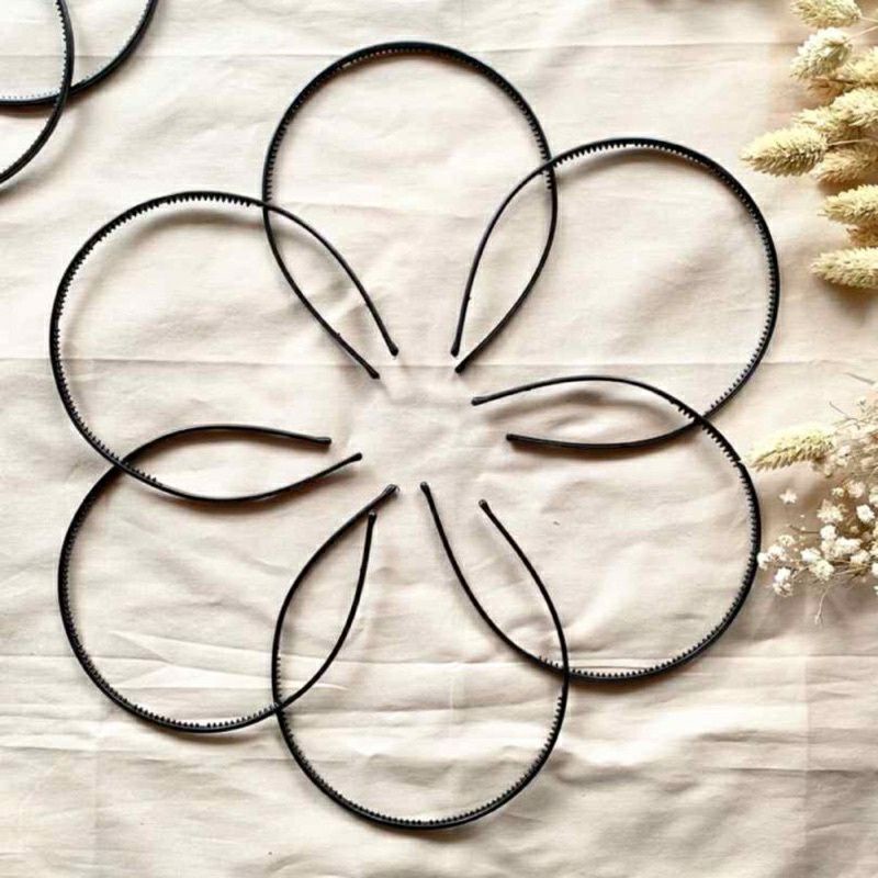 Jual Bando lidi hitam polos - bando rambut model lidi - bandana bando ...