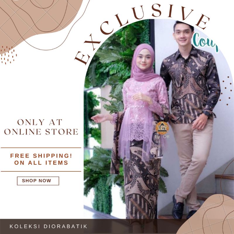 Jual Set Kebaya Batik //M.L.XL.XXL Kemeja Batik Pria Lengan Panjang ...