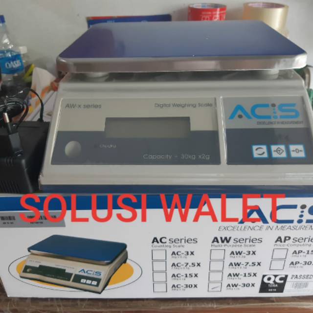 Jual Timbangan Digital 30kg ACIS AW 30X | Shopee Indonesia