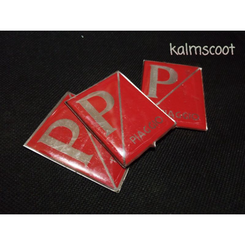 Jual Emblem Emblim P Coret layar Vespa Klasik Matic Resin 5 | Shopee ...