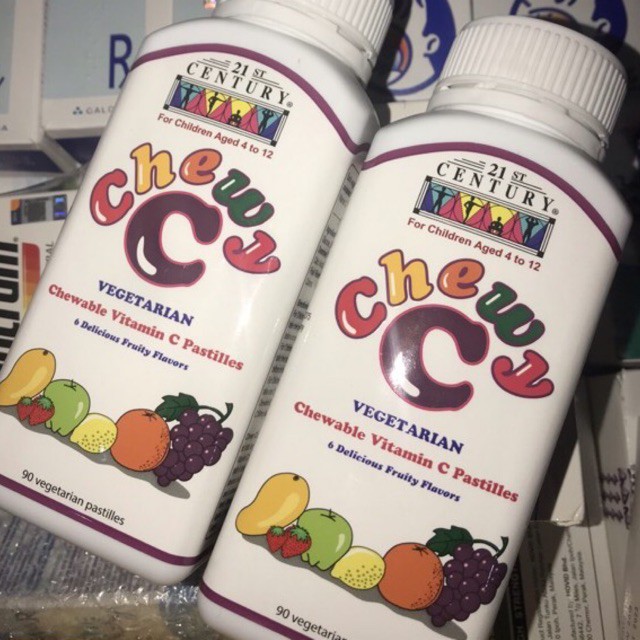 Jual 21ST CENTURY CHEWY C CHEWABLE VITAMIN 90S | Shopee Indonesia