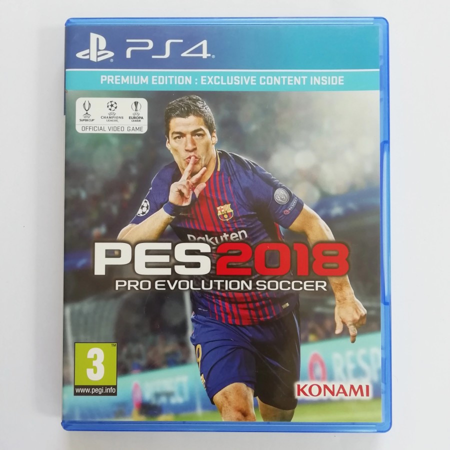 Jual PS4 Game PES 2018 / Pro Evolution Soccer 2018 | Shopee Indonesia
