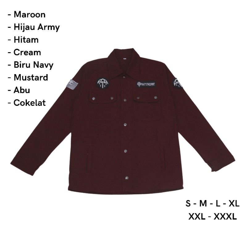 Jual Jaket Semi Parka Emblem Pria Jumbo S-XXXL BMTH | Shopee Indonesia