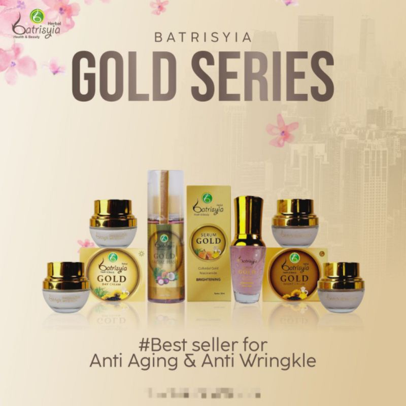 Jual Paket Gold dengan Partikel emas 24 karat untuk kulit normal dan ...