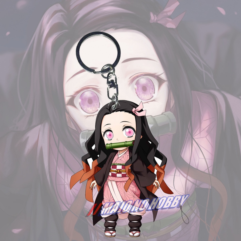 Jual Gantungan Kunci Kimetsu no Yaiba Nezuko Kamado - Key Chain - Strap ...
