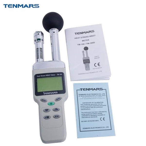 Jual TENMARS TM 188 HEAT STRESS WBGT METER Original | Shopee Indonesia