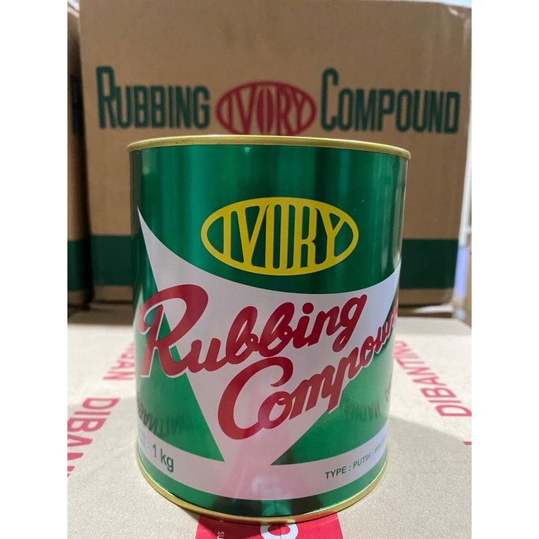 Jual Rubbing Compound Ivory / Kompon Putih 1 Kg | Shopee Indonesia
