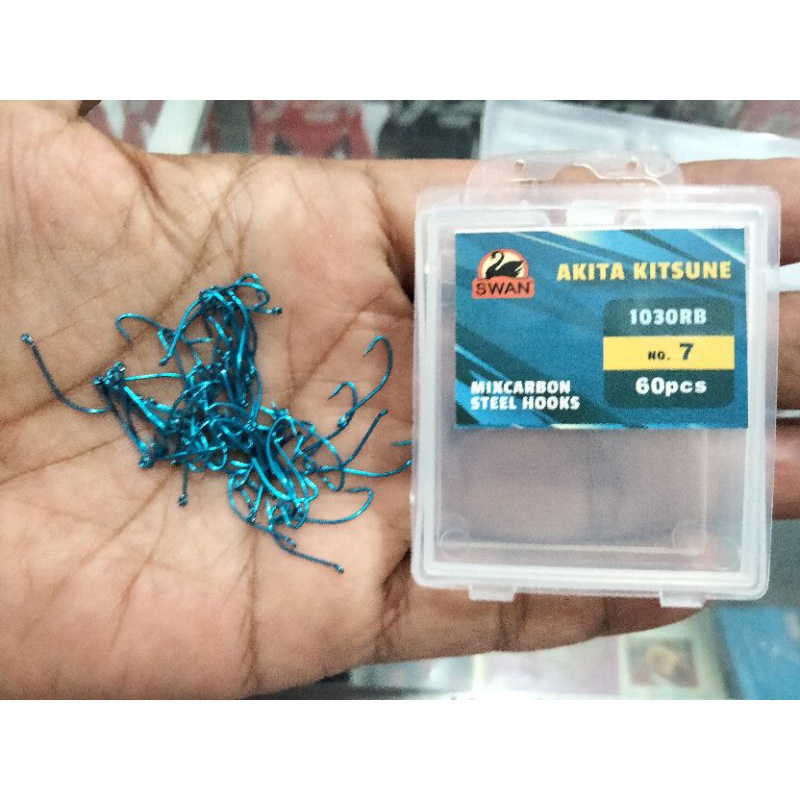 Jual mata kail Akita Kitsune Swan 1030RB. box isi 60pcs | Shopee Indonesia