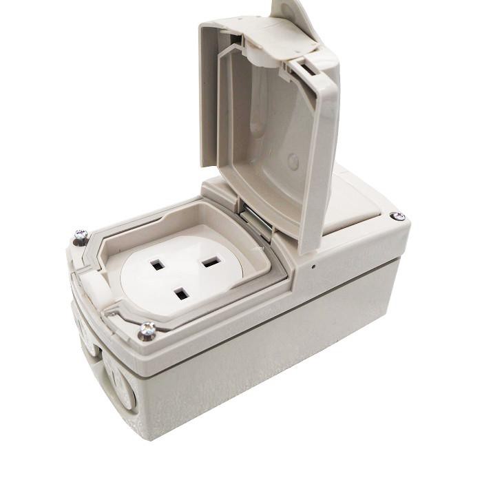 Jual SCHNEIDER KAVACHA 13A 250V Surface Mount 1P Switched Socket CSC313_GY | Shopee Indonesia