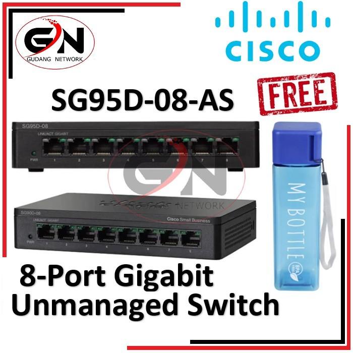 Jual Cisco Sg95D-08-As 8-Port Gigabit Desktop Switch / Cisco Sg95D08 ...