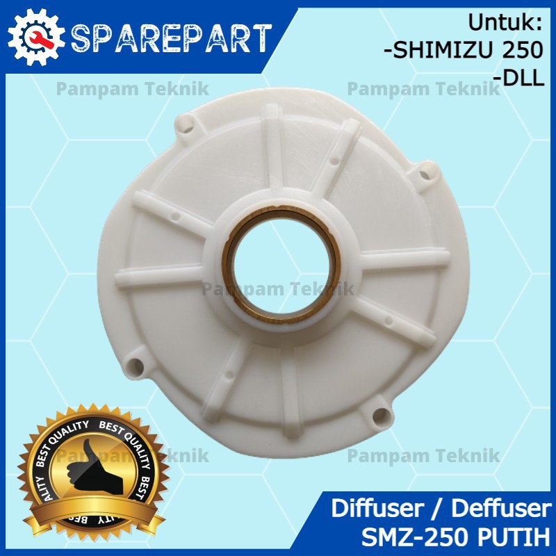 Jual DIFUSSER DIFFUSER DEFUSSER SHIMIZU PC 250 TUTUP IMPELLER PUTIH ...