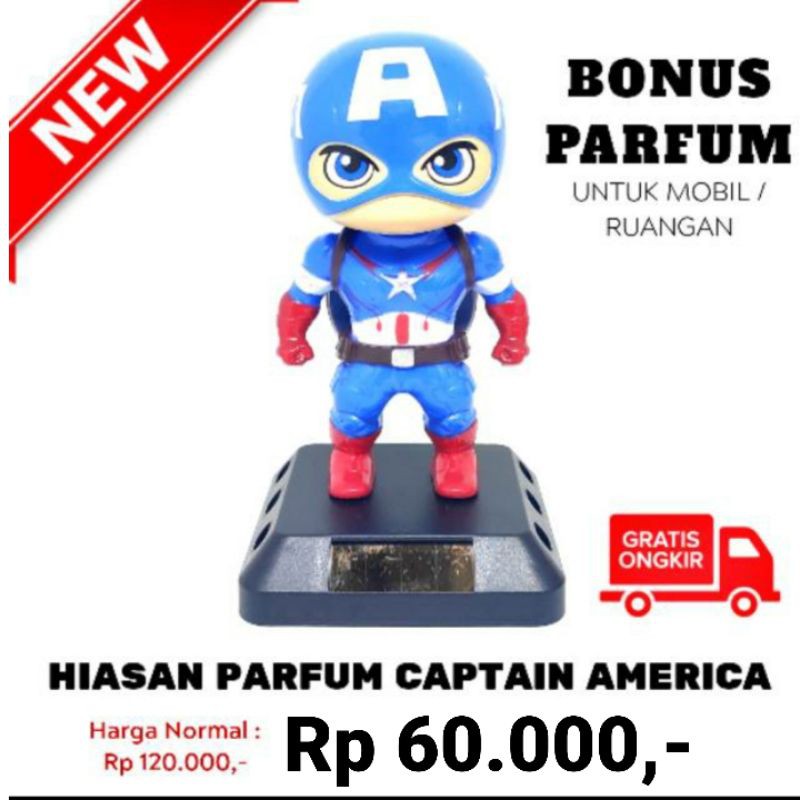 Jual 2in1 Parfum dan Pajangan Mobil Goyang dengan Sensor Cahaya/Parfum ...