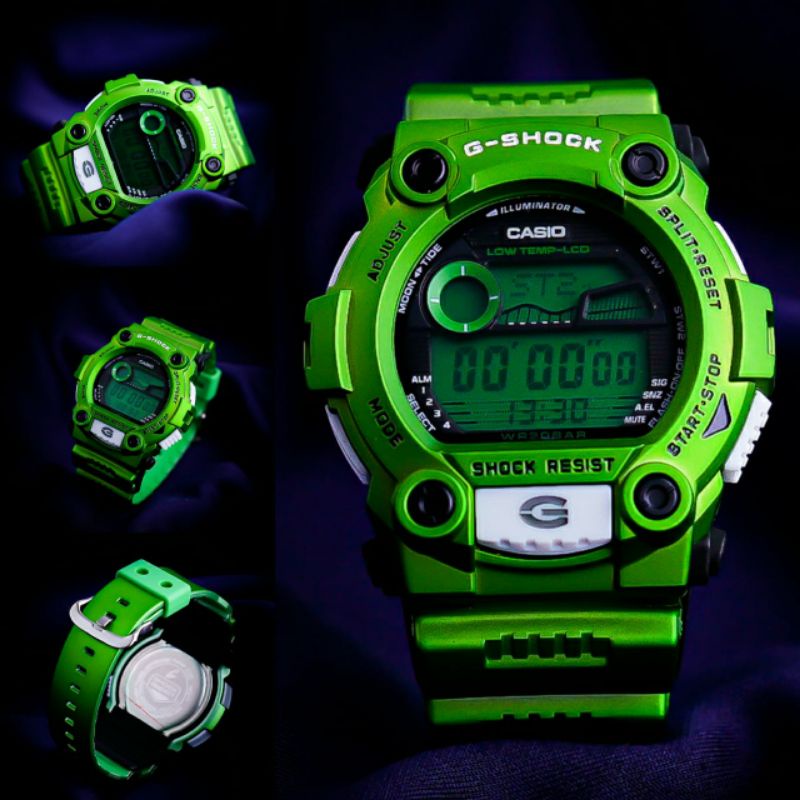 Jual Jam Tangan Pria Merk G-Shock Type G-7900 Green Original Bm Free ...