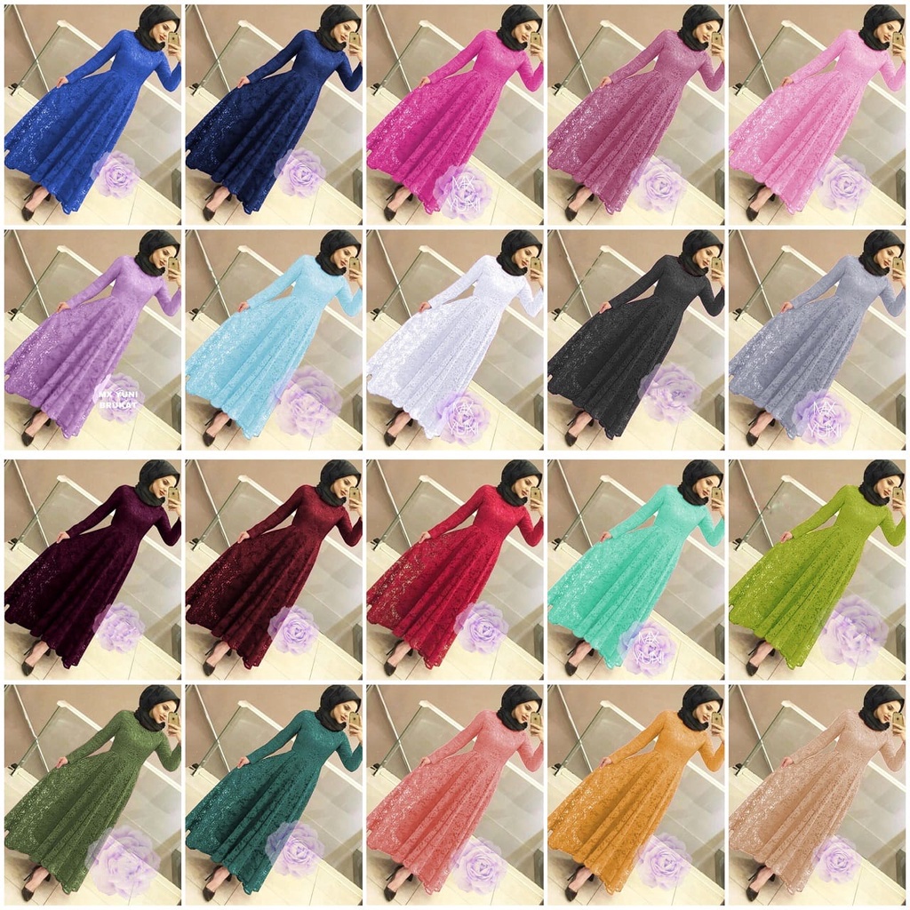 Jual MAXI DRESS YUNI XXL - XXXL (UKURAN LAIN DI GAMBAR LAIN) | Shopee ...