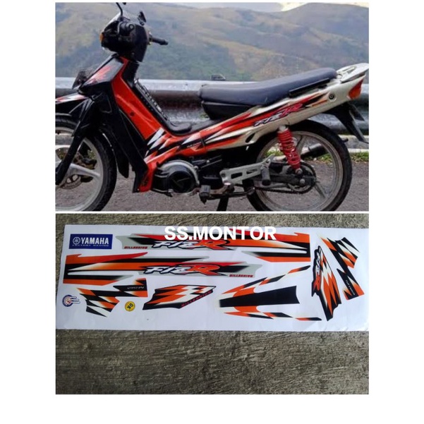 Jual STRIPING STIKER LIS F1ZR FIz r milenium oren silver | Shopee Indonesia