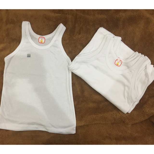 Jual Singlet anak putih polos hao 6 pcs | Shopee Indonesia