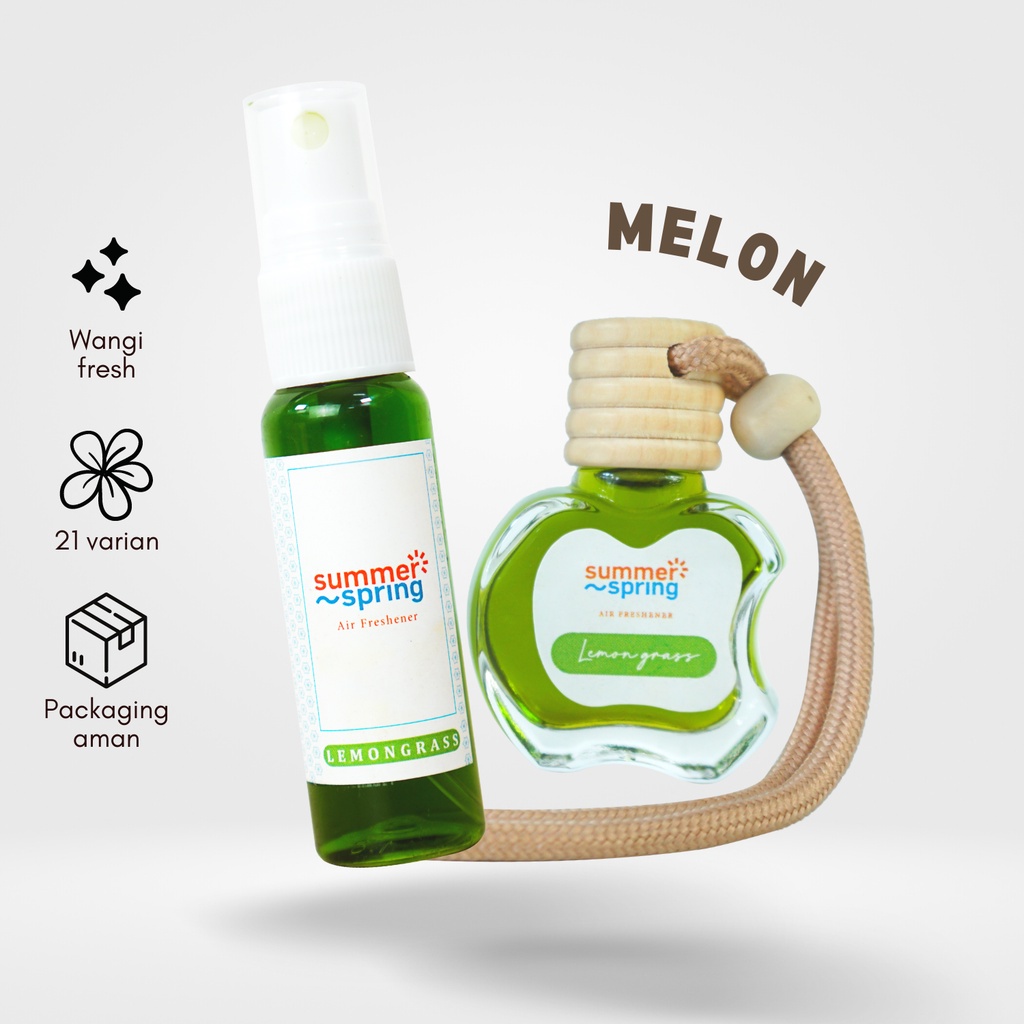 Jual Pengharum Ruangan Botol Apel Parfum Mobil Summer Spring | Paket ...