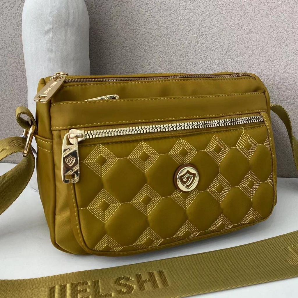 Jual Jielshi Tas Selempang Monalisa - Slingbag Wanita Bahan Parasut Berukuran Sedang DF5650-80 # ...