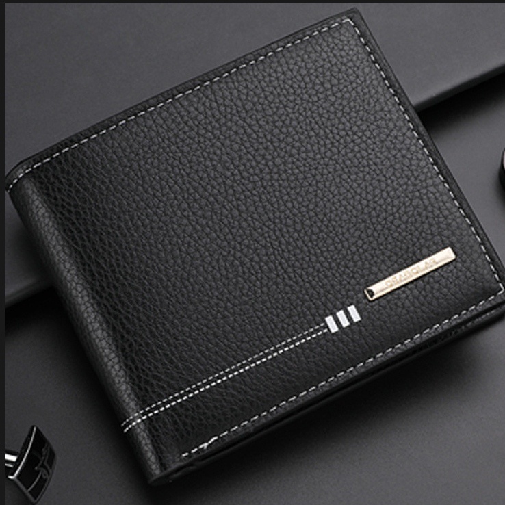 Jual DOMPET LIPAT PRIA KULIT ORIGINAL DEABOLAR HITAM PREMIUM DARWIN ...
