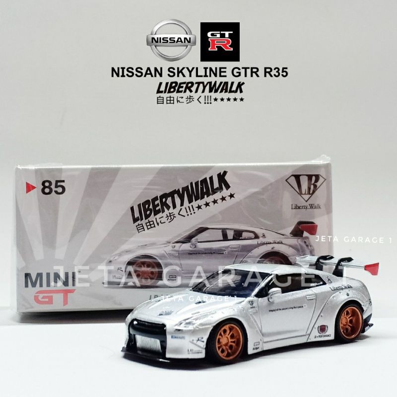 Jual Minigt Mini gt no. 85 nissan skyline gtr r35. skala 64 modif ...