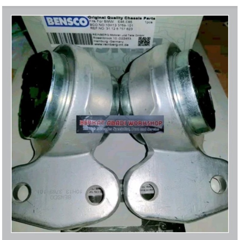 Jual Bushing atau Bos Arm BMW E46 set merk Bensco reff 31126783376 ...