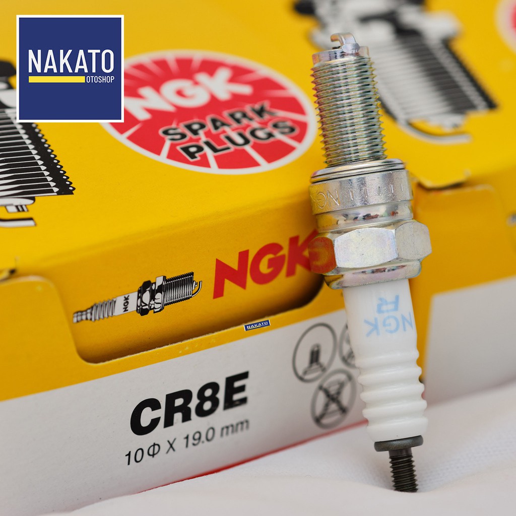 Jual [SATUAN] Busi Motor NGK CR8E Vixion Ninja 250 Satria Xeon MX Aerox W175 CS1 Thunder ...