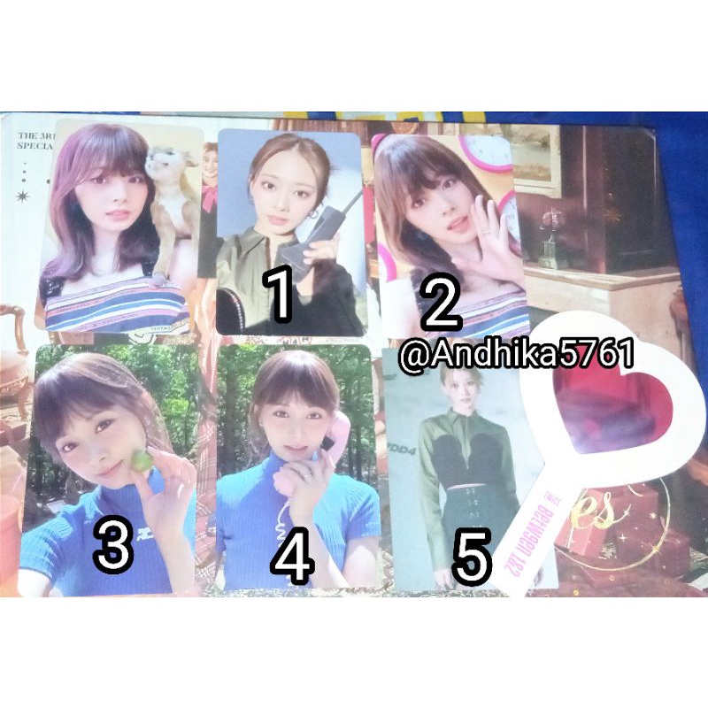 Jual Photocard Official TWICE Between 1&2 Photocard Between 1 & 2 (Sharing Photocard Twice ...