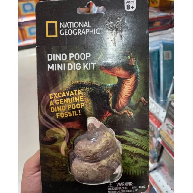 Jual National Geographic Genuine Dinosaur Poop Mini Dig Kit | Shopee ...