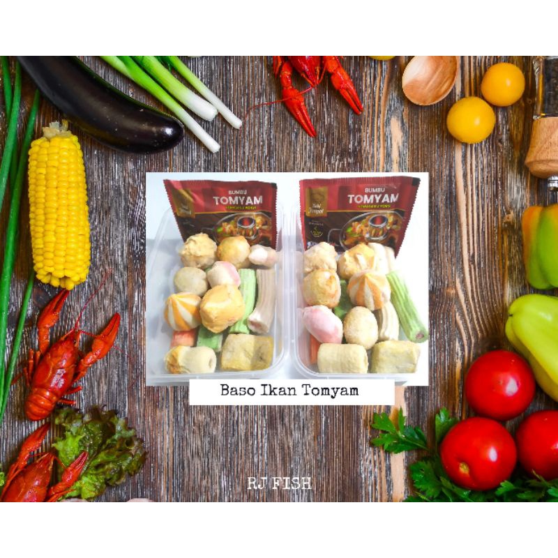 Jual Paket Baso Ikan Tomyam Seafood RJ Fish | Shopee Indonesia
