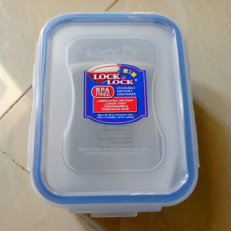 Jual LocknLock Tempat Makan Rectangular 350ml / Tempat Makan Lock ...
