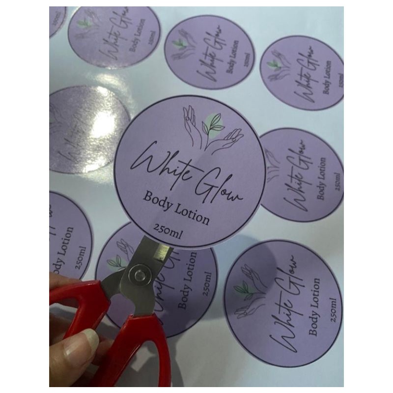 Jual CETAK STICKER LABEL / STICKER NAMA / STICKER ANTI AIR / CROMO ...