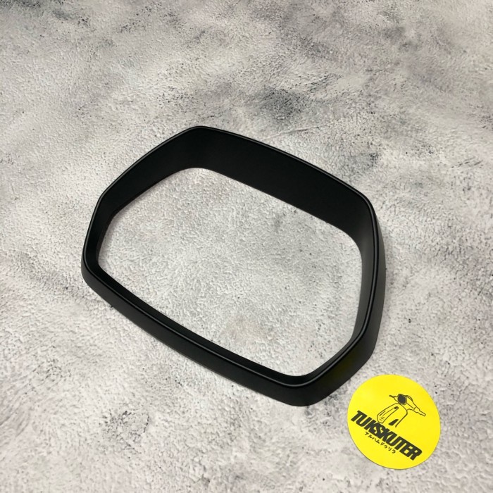 Jual List Headlamp lampu utama hitam Original Black Vespa Matic S ...