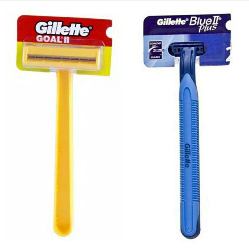 Jual Gillette Goal II Blue II Plus Flexi Alat Pisau Cukur Kumis Jenggot ...