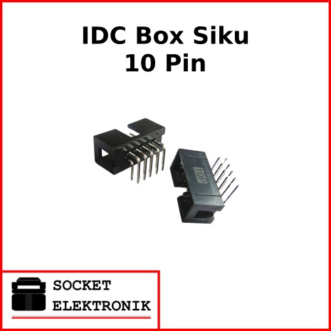 Jual IDC Box 2x5 10P Siku Header Box 10 Pin Bengkok | Shopee Indonesia