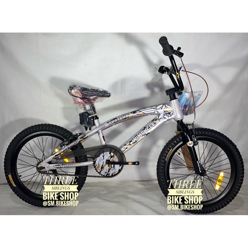 Jual SEPEDA BMX WIMCYCLE SHOTGUN 20 INCH WARNA SILVER | Shopee Indonesia